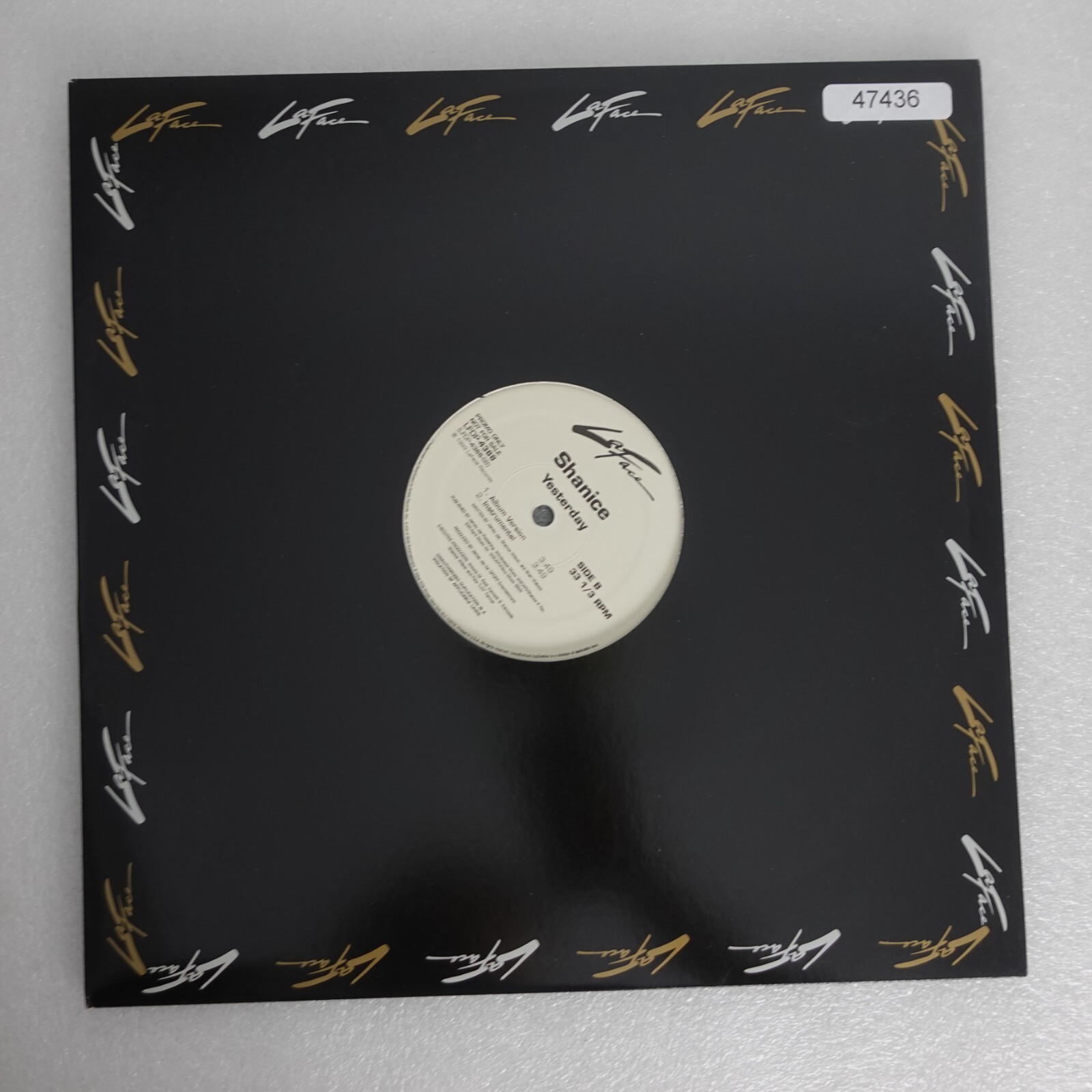 Shanice Yesterday PROMO SINGLE Vinyl Record Album | eBay