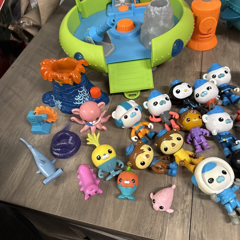 Octonauts Toy Lot – Gup A, Gup B, Deep Sea Launch, Figures And Sea ...