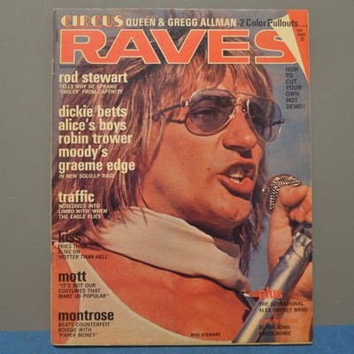 Circus Raves Magazine December 1974 Queen Center Pullout Ships Free In ...