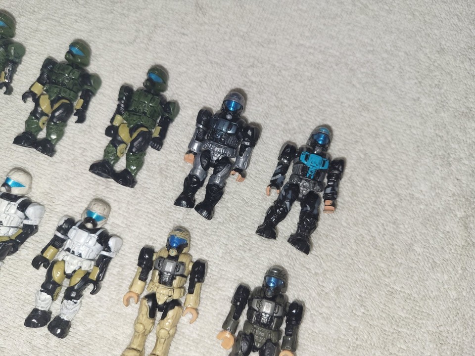 Halo Mega Bloks Lot of 10 ODST Figures No Weapons Old Articulation | eBay
