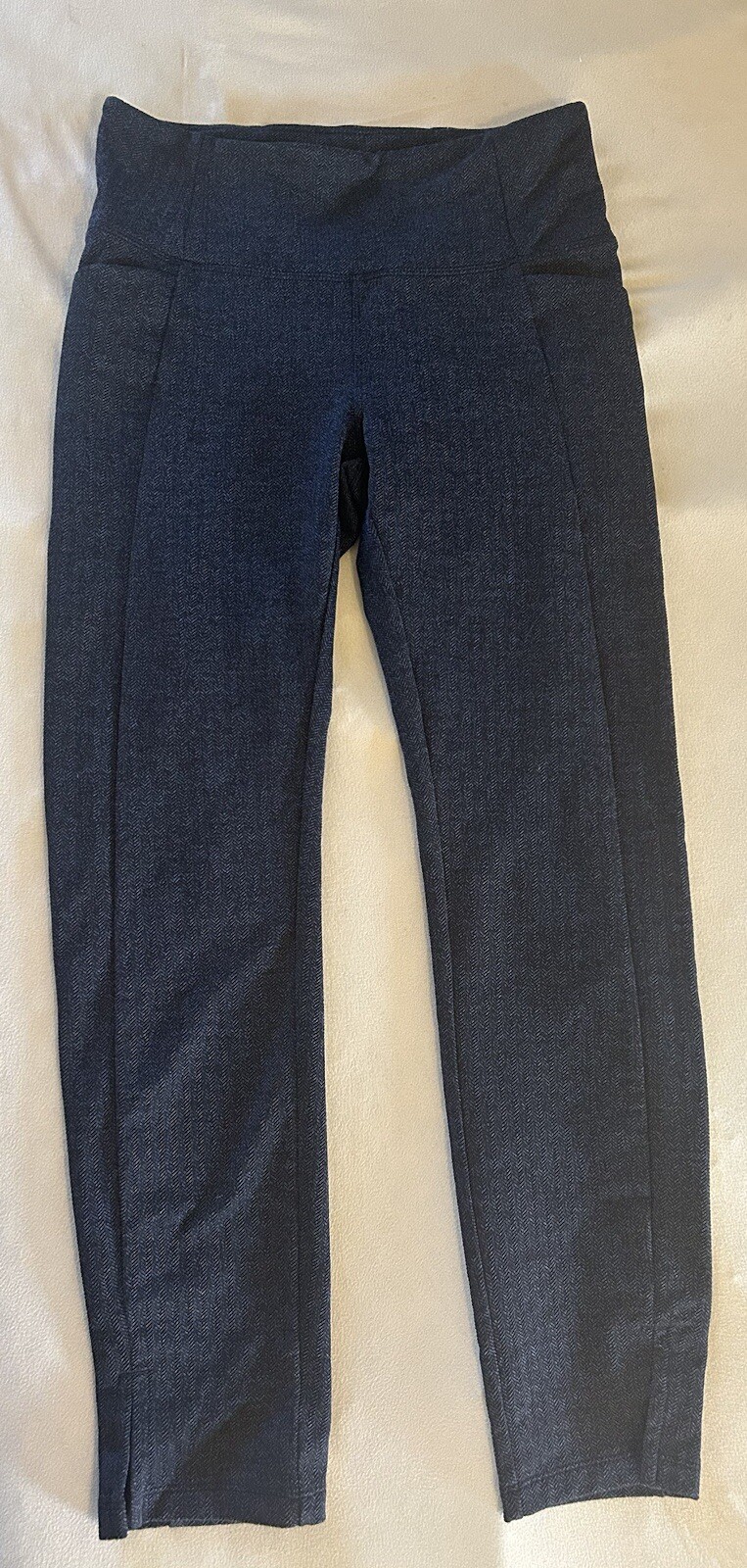 Women's Athleta Herringbone Mercer Tight/Legging Navy… - Gem