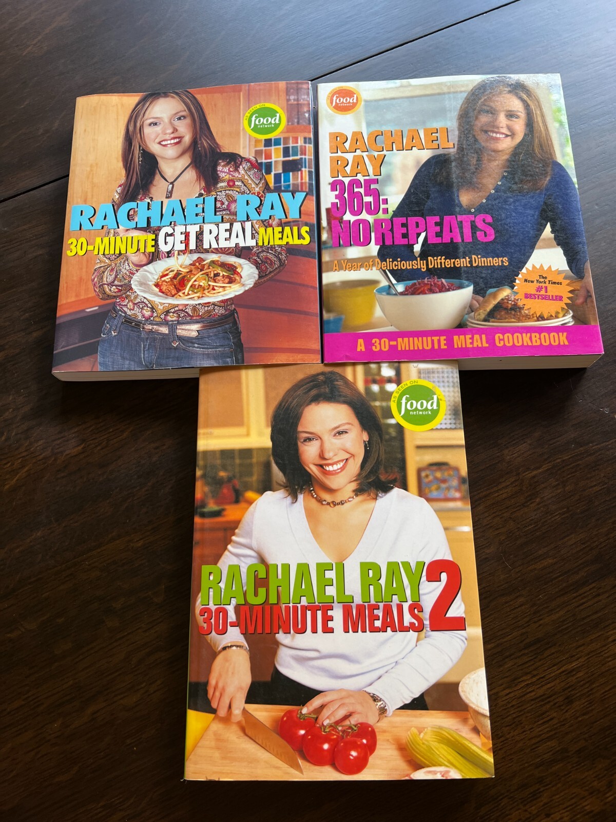 Lot of 3 ~ Rachel Ray Cookbooks ~ 30min Meals, Meals for Crowds ...