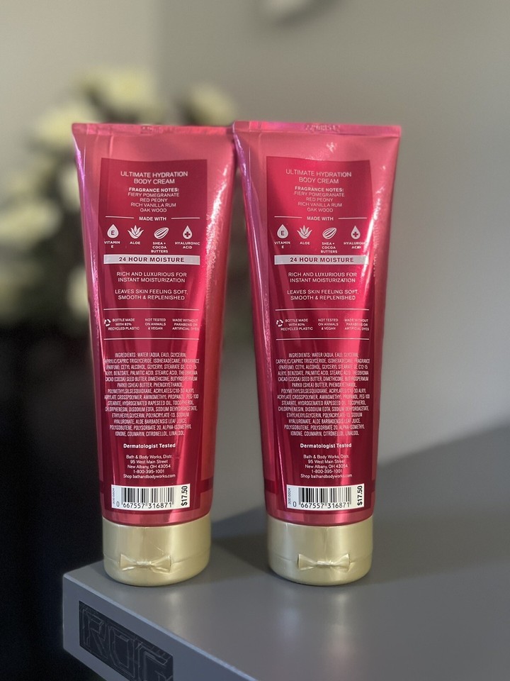 Forever Red Body Cream Set by Bath & Body Works- New | eBay