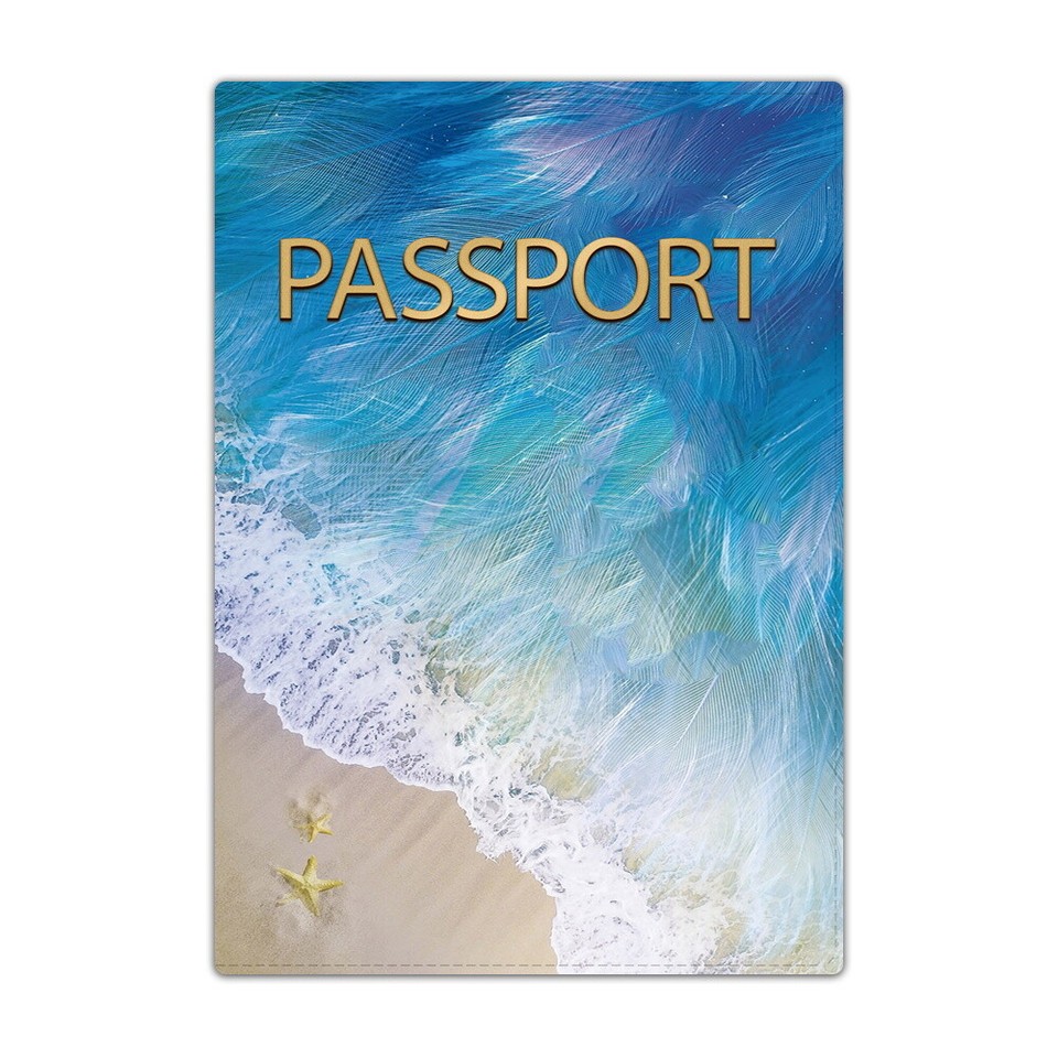 Passport Holder Protector Cover Wallet Leather Travel European United ...