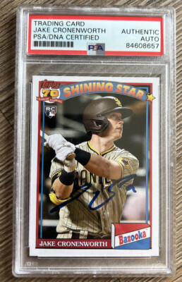 Jake Cronenworth Signed 2021 Topps Archive Card Rookie RC PSA/DNA AUTO ...