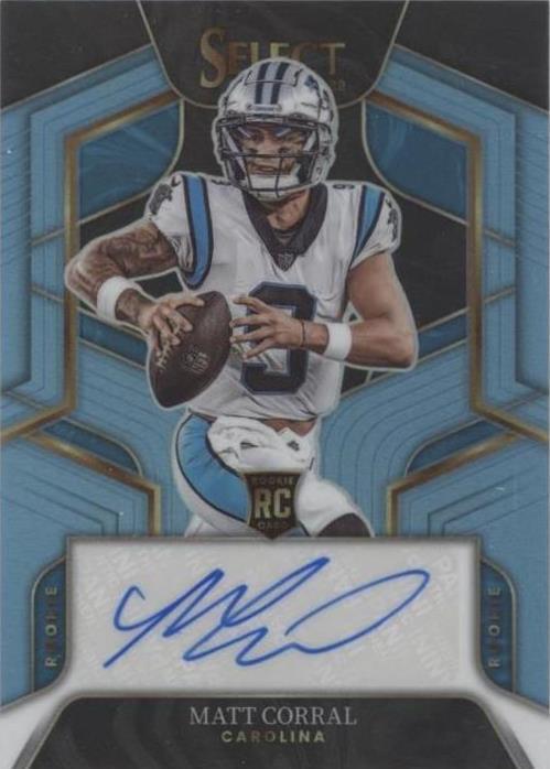2022 Panini Select - Rookie Signatures Matt Corral #RS-MC Light Blue ...