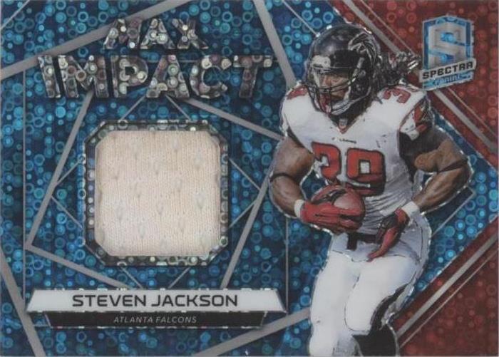 2019 Panini Spectra - Max Impact Steven Jackson #MI-50 Neon Blue Prizm ...
