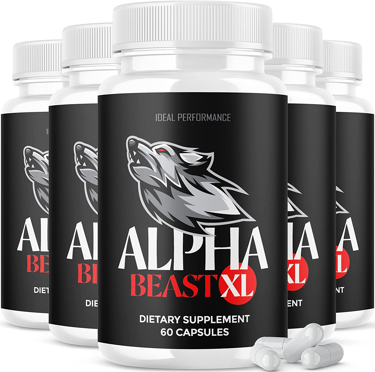 (5 Pack) Alpha Beast XL Pills (300 Capsules) | eBay