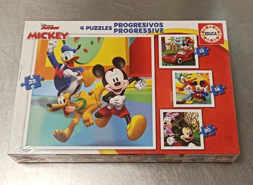 Puzzle Progressive MICKEY 12 - 16 - 20 - 25 Pièces | eBay