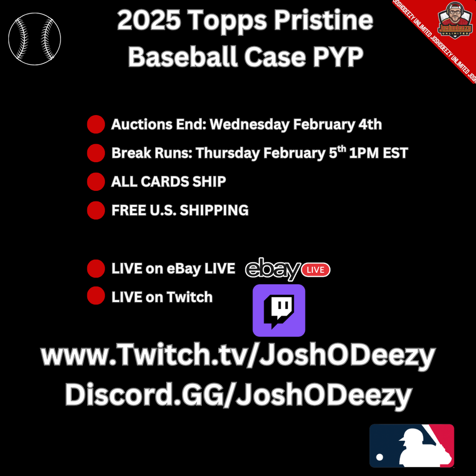 JEFF BAGWELL 2025 Topps Pristine Baseball Player Break 6 Box 1 Case ...