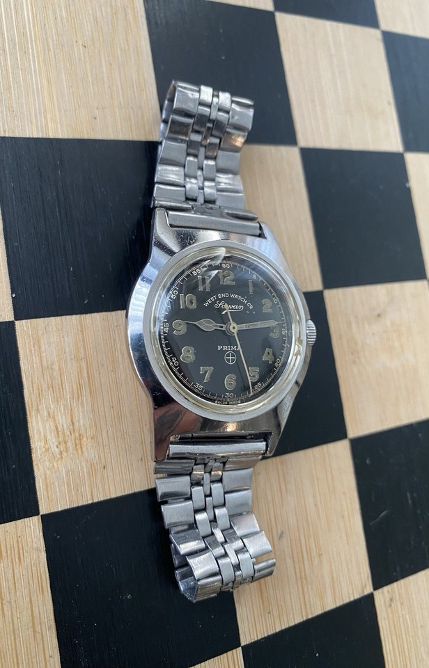 Vintage West End Lowan Prima Men’s Mechanical Military Watch | eBay