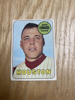 1969 Topps Baseball John Edwards Houston Astros Card #186 | eBay
