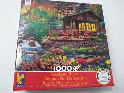 Ceaco Weekend "Retreat" 1000 Piece Puzzle 26.6" x 19" NEW | eBay