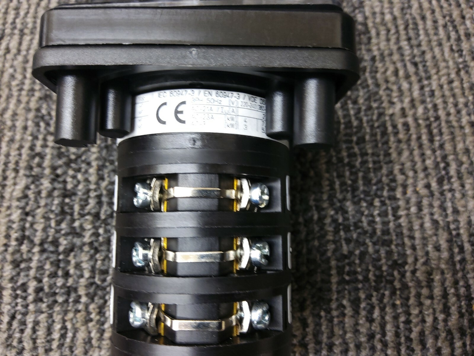 Salzer S213 Us1a4746-01 600vac 2-position Rotary Cam Transfer Switch ...