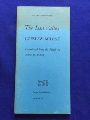 THE ISSA VALLEY - UNCORRECTED PROOF BY CZESLAW MILOSZ | eBay