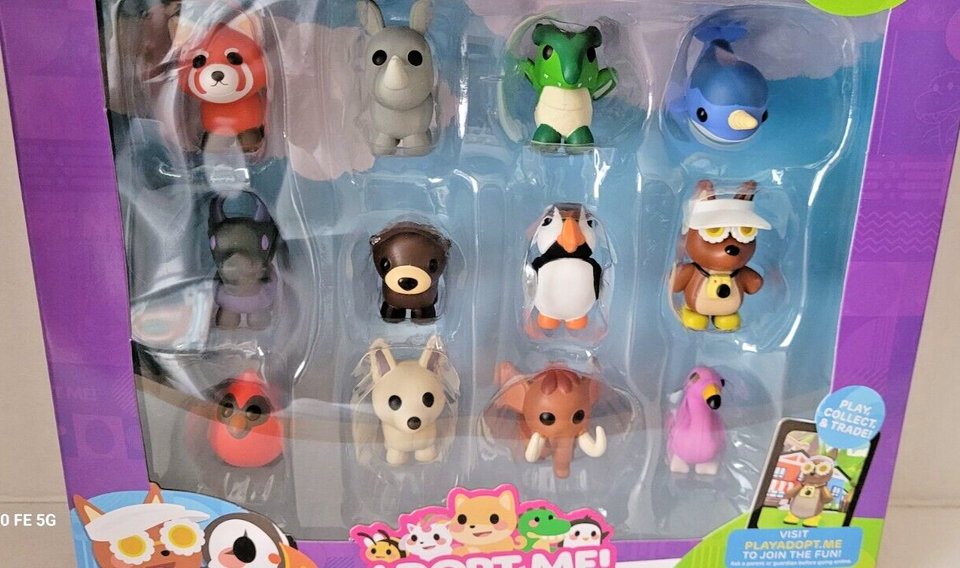 Adopt Me Pets Multipack Series 1 Mini Figures 12 Pets Exclusive Virtual ...