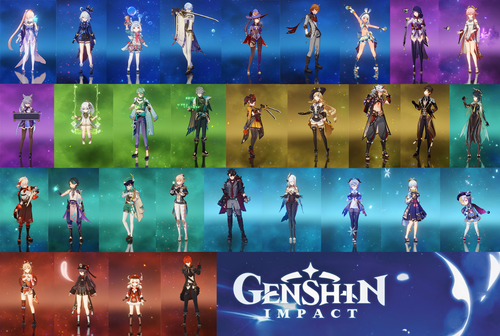 Genshin Impact EU, AR 60, Lumine, World Level 9 | eBay