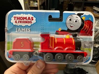 Thomas & Friends Push-Along Engine Toy Train - James DAMAGED BOX | eBay