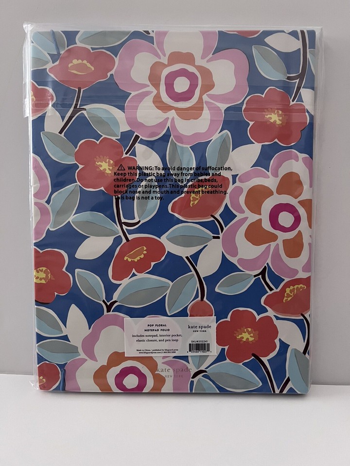 Kate Spade New York Notepad Folio In Pop Floral New In Original ...