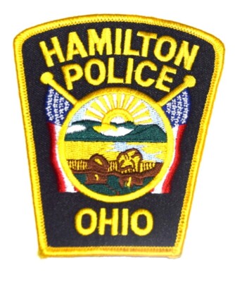 HAMILTON OHIO Sheriff or Police Patch STATE SEAL SUNRISE MOUNTAINS ...