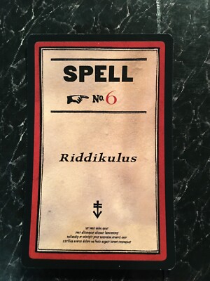 Clue HARRY POTTER RIDDIKULUS SPELL CARD #6 GAME REPLACEMENT PIECE 2016 ...