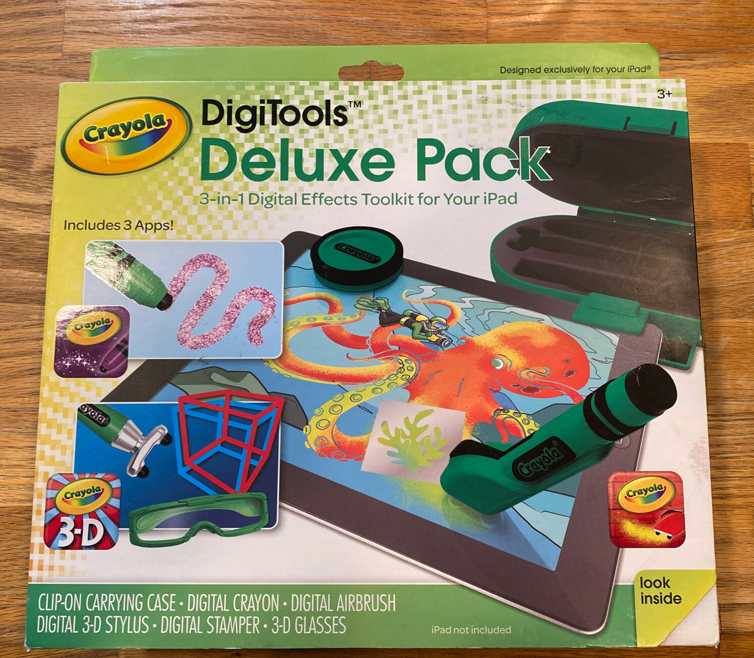 Crayola DigiTools Deluxe Digital Toolkit for iPad Ceeativity 3 in 1 ...