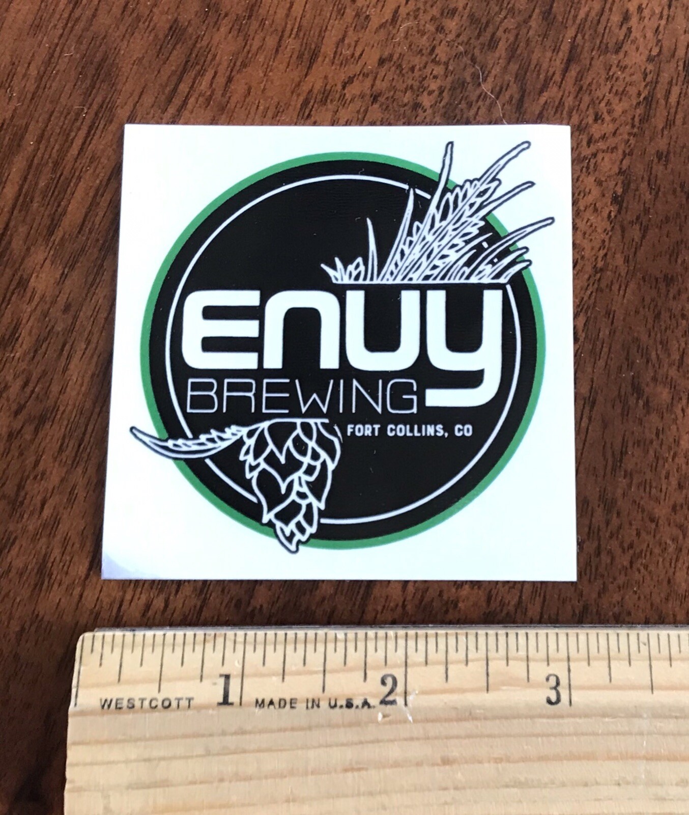 Fort Collins ENVY BREWING BEER STICKER Colorado Brew Brewery CO Decal ...