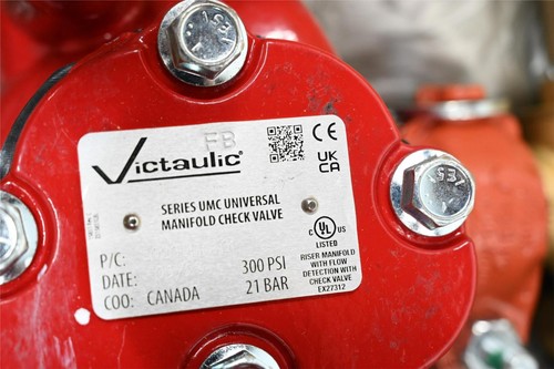 Victaulic Universal Manifold Check Assembly Right Hand PN S020UMCRV0 ...