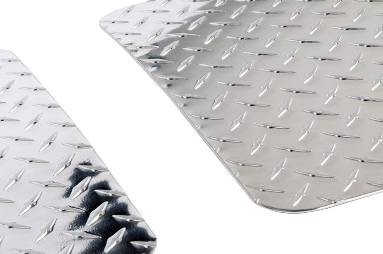 Dee Zee Silver Diamond Plate Mud Flaps Fits Chevrolet Dodge Ford GMC ...