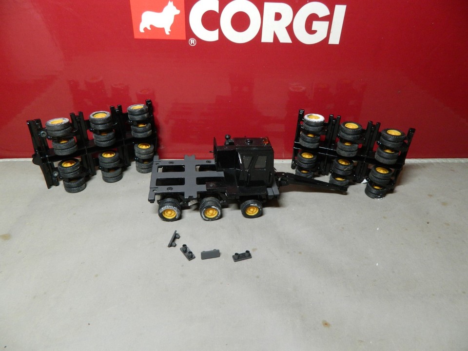 Corgi 1:50 Scale Nicolas Bogie Steering Cab & Bogies with Pins Black in ...