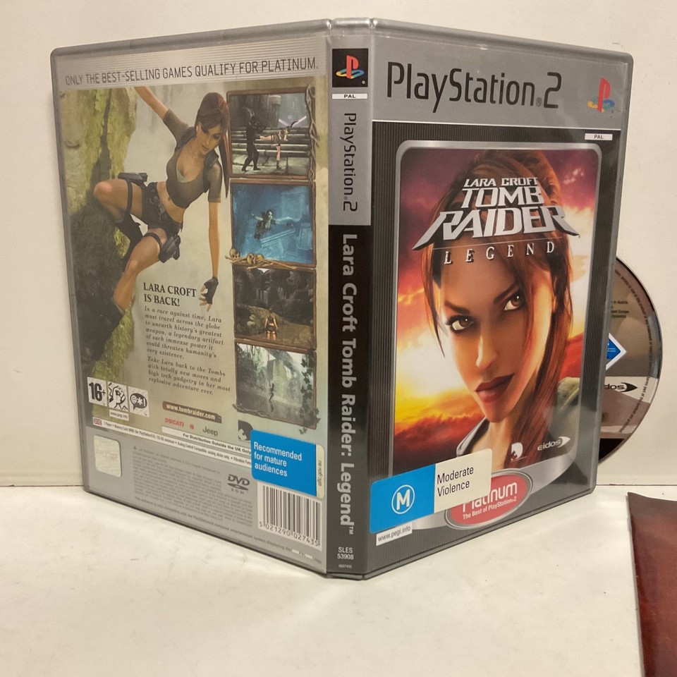 Lara Croft Tomb Raider Legend PS2 PlayStation 2 PAL - VGC - Free Post ...