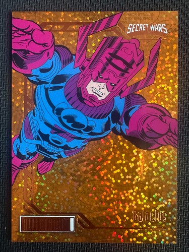 2023 UD Marvel Allegiance Orange Glitter Calactus 129/199 | eBay