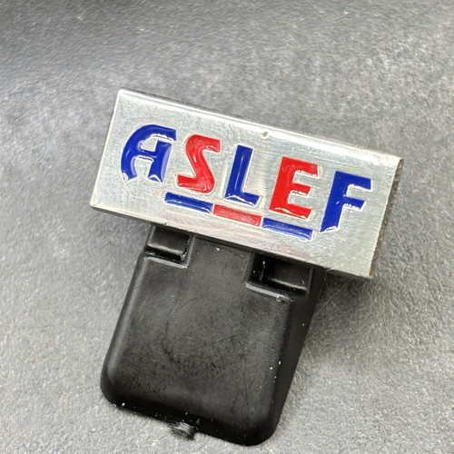 ASLEF Badge Silver & Enamel Lettering Pin 25mm Collectable Union Year ...