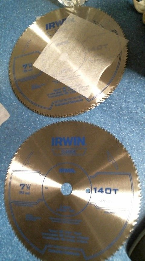 Irwin Classic 1826231, 7-1/4" Circular Saw Blade, Lot of 8, FREE ...