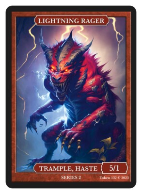 Lightning Rager Token Givememana Tokens Series 2 Magic the Gathering ...