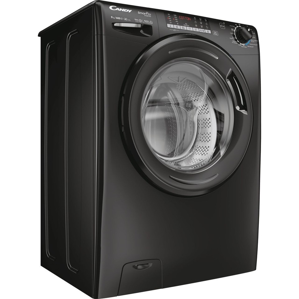 Candy CSO696TWMBB6-80 9Kg Washing Machine Black 1600 RPM A Rated | eBay UK