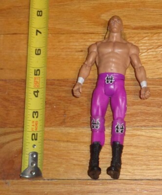 2011 WWF WWE Mattel Triple H Basic wrestling Figure HHH Purple tights ...