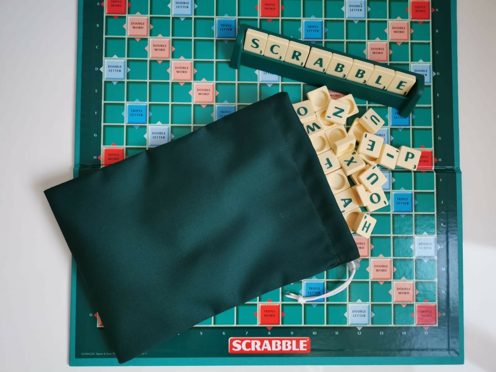 SCRABBLE LETTERS TILES BAG VARIOUS COLOURS DRAWSTRING BAG/SPARE BAG ...