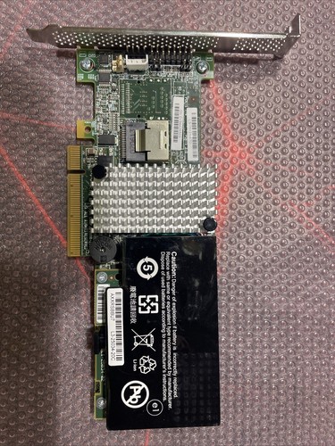 LSI Express MegaRAID SAS L3-25121-86C RAID Controller Card inc Battery ...