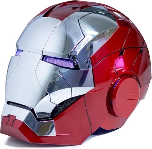Iron Hero MK5 1:1 Helmet - Voice/Touch/Remote Control, LED & Sound | eBay