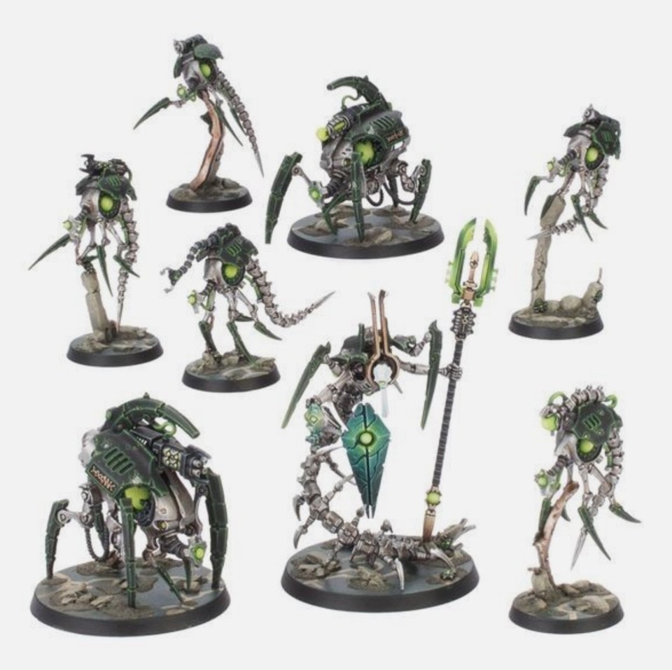 Canoptek Circle Necron Tomb World Kill Team w/ Geomancer Warhammer ...