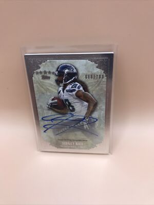 2012 Topps Five Star Sidney Rice Autograph Auto #086/200 Seahawks | eBay