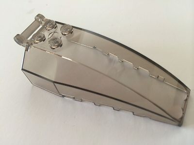 *NEW* 4 Pcs Lego Windshield Windscreen 8x4x2 TRANS BLACK with 4 STUDS ...