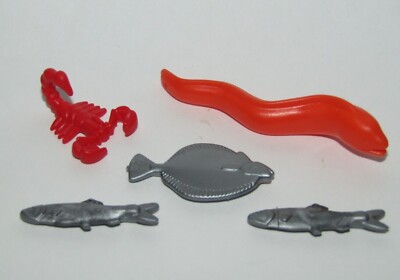 Playmobil Orange Moray eel, fish & red scorpion - C40 | eBay