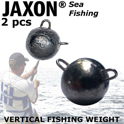 Lure Fishing round Vertical Weight 25g or 30g 2 pcs Ball weight with ...