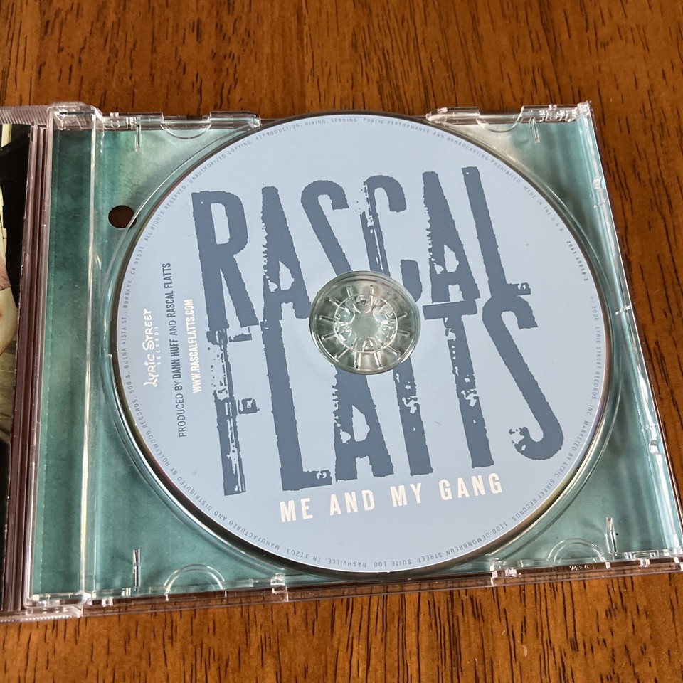 Me and My Gang CD Rascal Flatts Apr-2006 Hand Signed By All Three ...