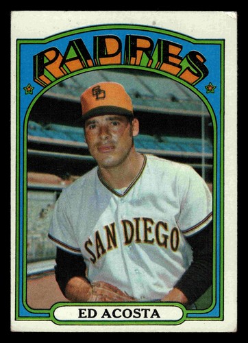 1972 Topps Ed Acosta #123 - San Diego Padres | eBay