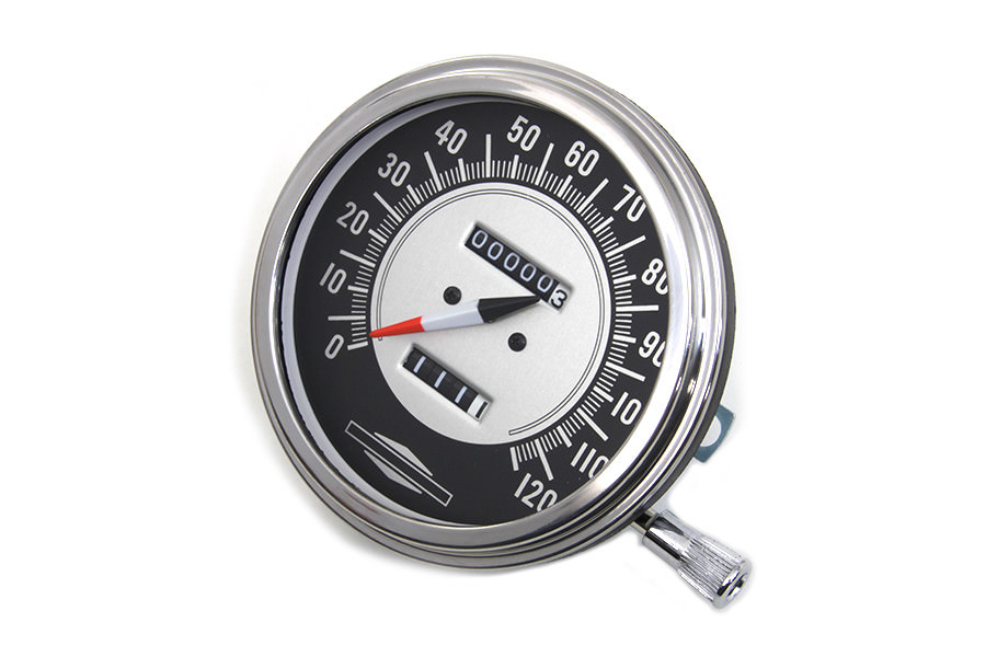 Speedometer with 2:1 Ratio for Harley Flathead Knucklehead Panhead EL ...