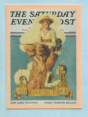 1993 Comic Images Norman Rockwell Saturday Evening Post Summertime #27 ...
