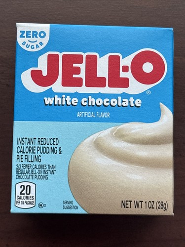 JELL-O White Chocolate Sugar Fat Free Instant Pudding Dessert Mix | eBay